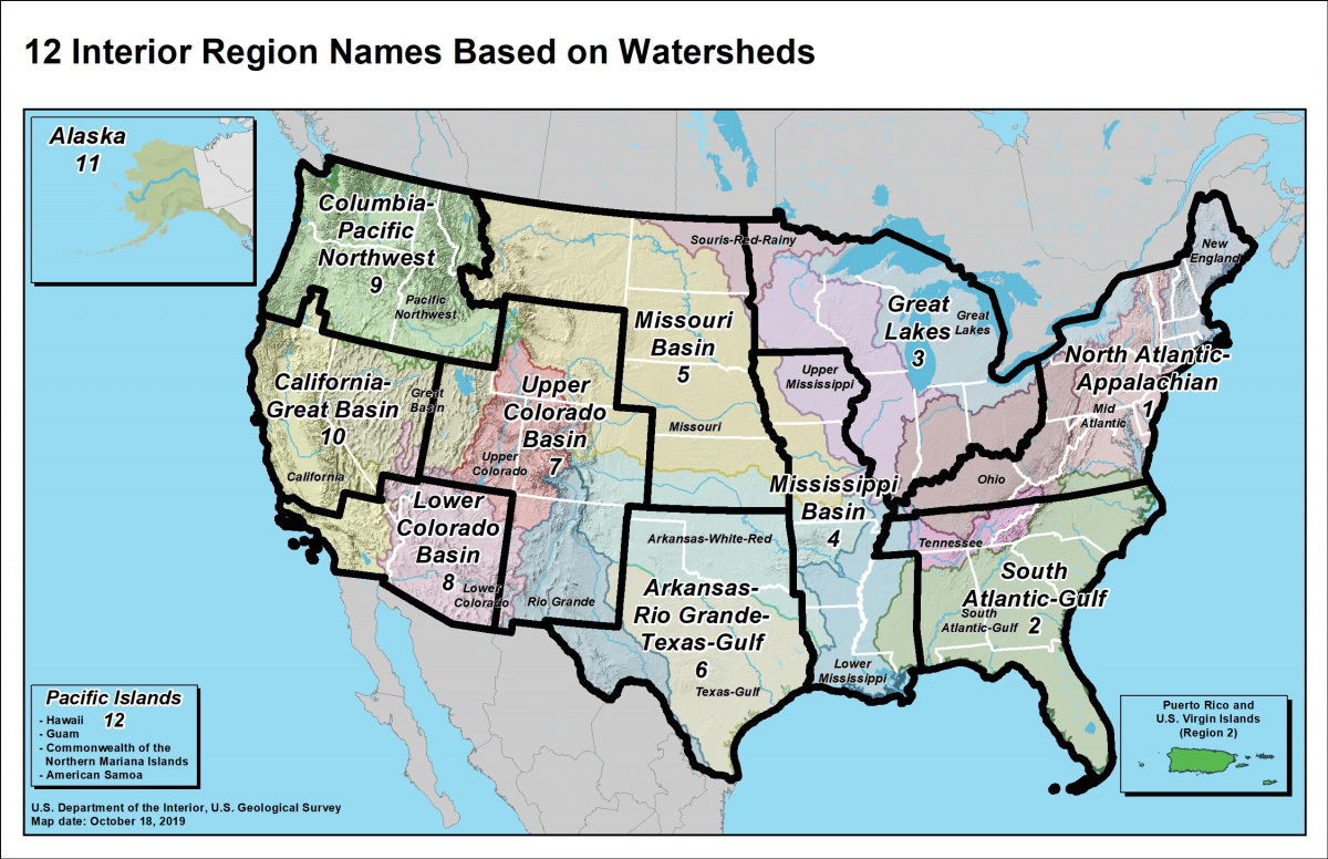 Unified Interior Regional Boundaries | U.S. Department of the Interior