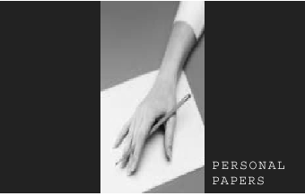 Personal Papers Brochure | U.S. Department of the Interior