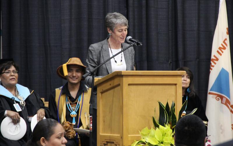 Secretary Jewell Delivers Commencement Address at Southwestern Indian ...