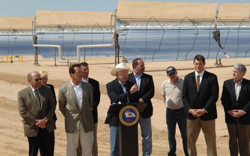 Secretary Salazar, Gov. Schwarzenegger Visit World's Largest Solar ...