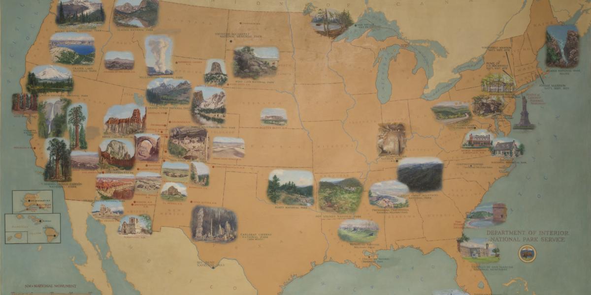 Museum Moment: Conservation Reveals Surprises on Historic Mural Maps ...