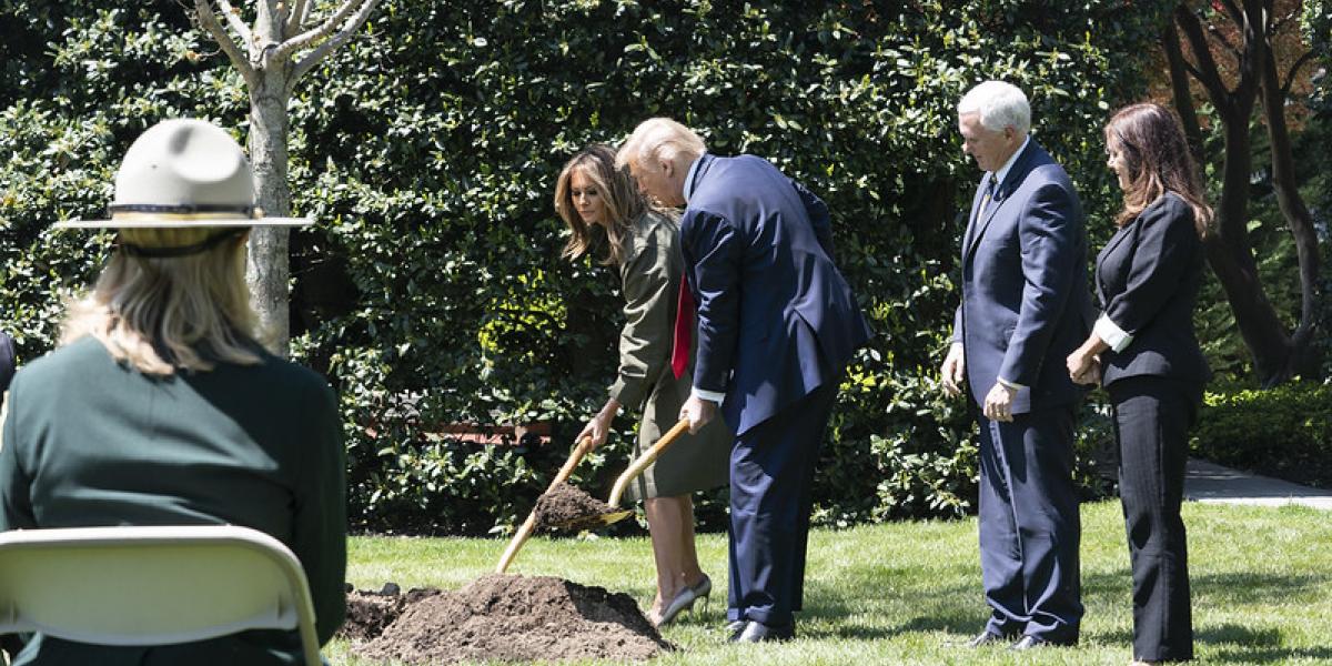 Remarks by President Trump and Vice President Pence at Tree Planting ...