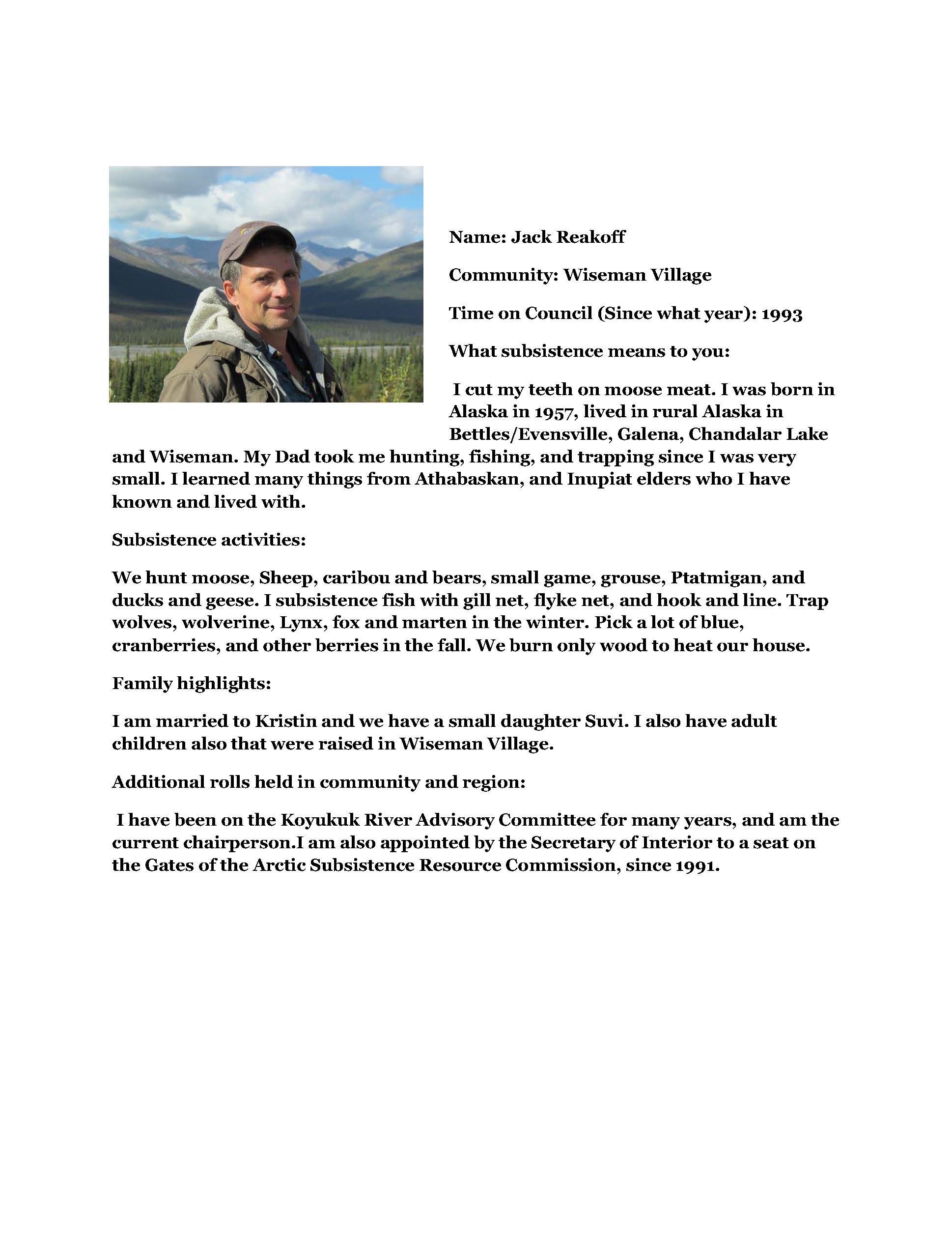 Council Member Biographies - WIRAC | U.S. Department of the Interior